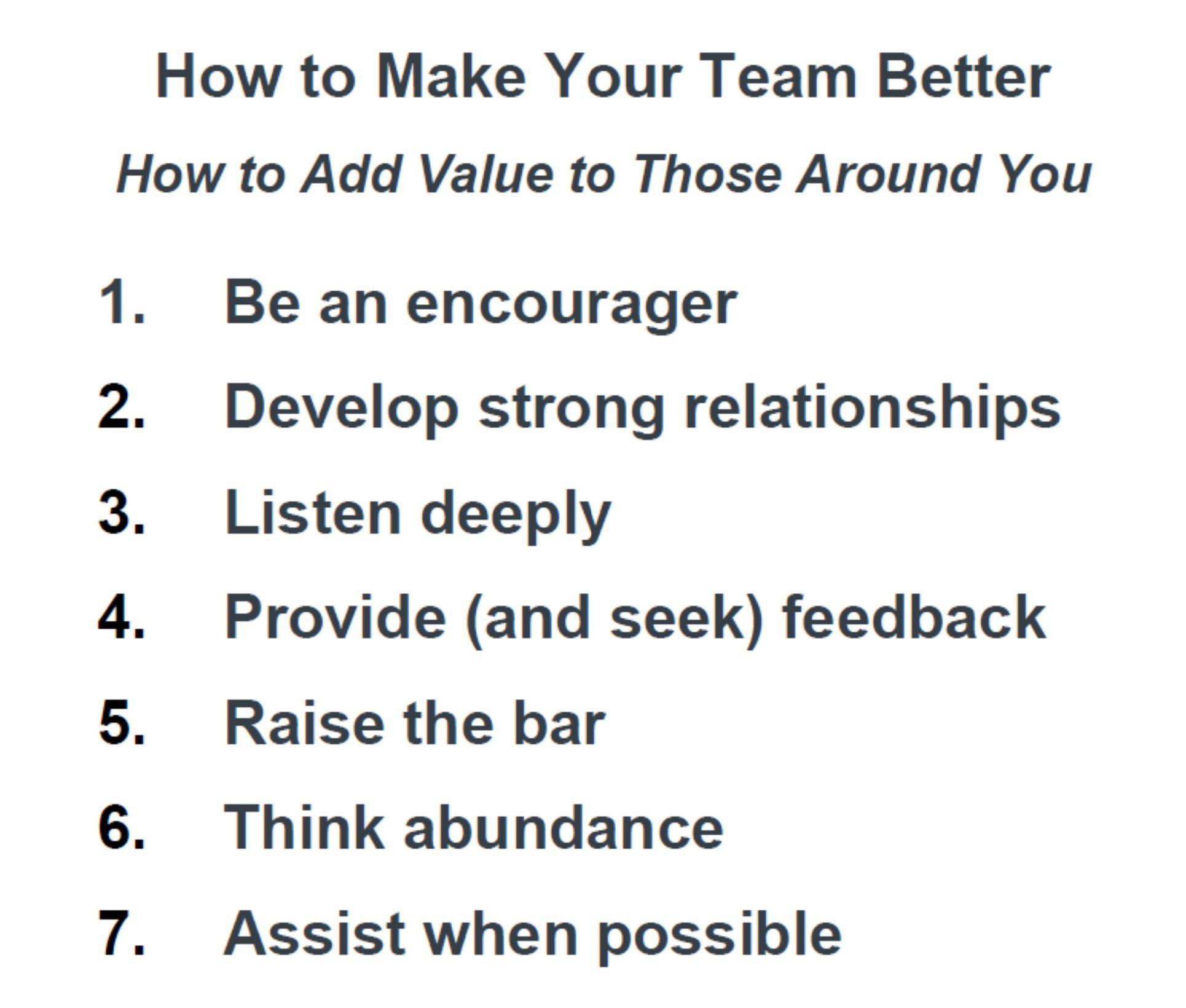 Adding Value to Others - TYSON & Associates